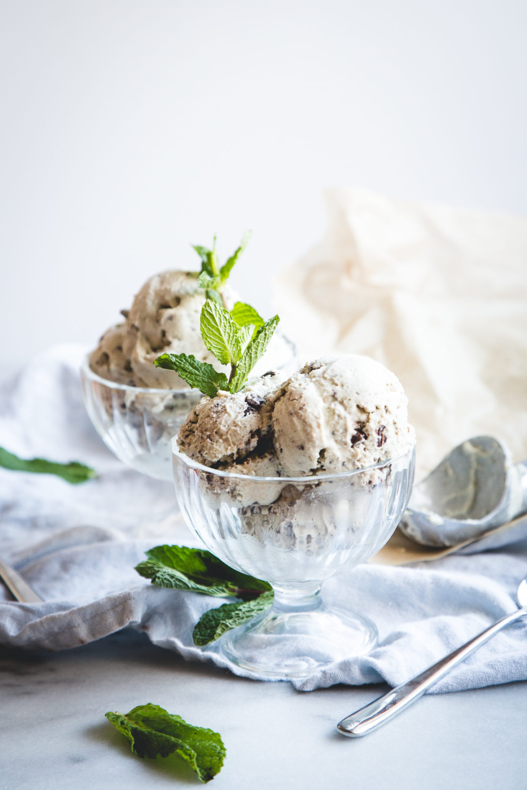 Vegan Mint Mocha Chip Ice Cream | Lark & Linen Interior Design and ...