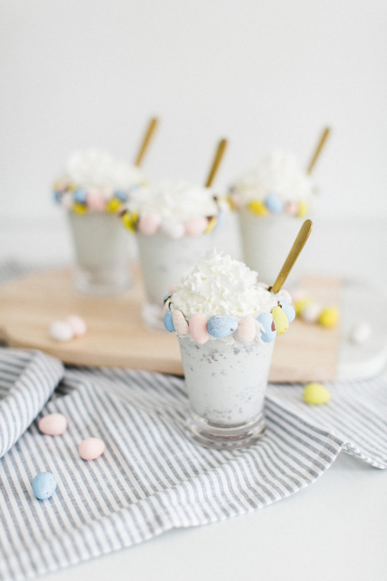 Mini Egg Milkshakes : An Easy Recipe | Lark & Linen