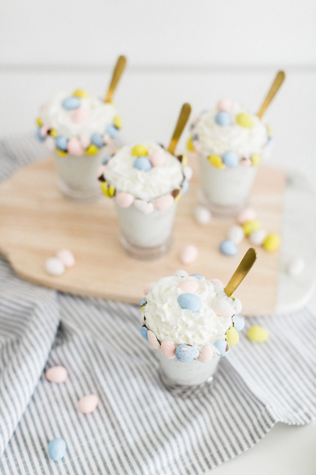 Mini Egg Milkshakes : An Easy Recipe | Lark & Linen