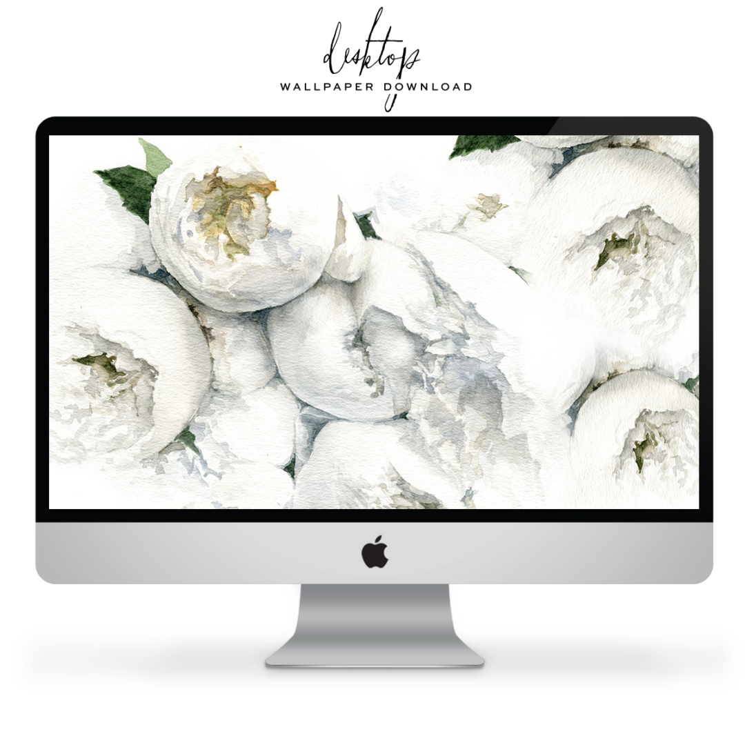 Dress Your Tech: The Prettiest White Peonies | Lark & Linen Interior ...