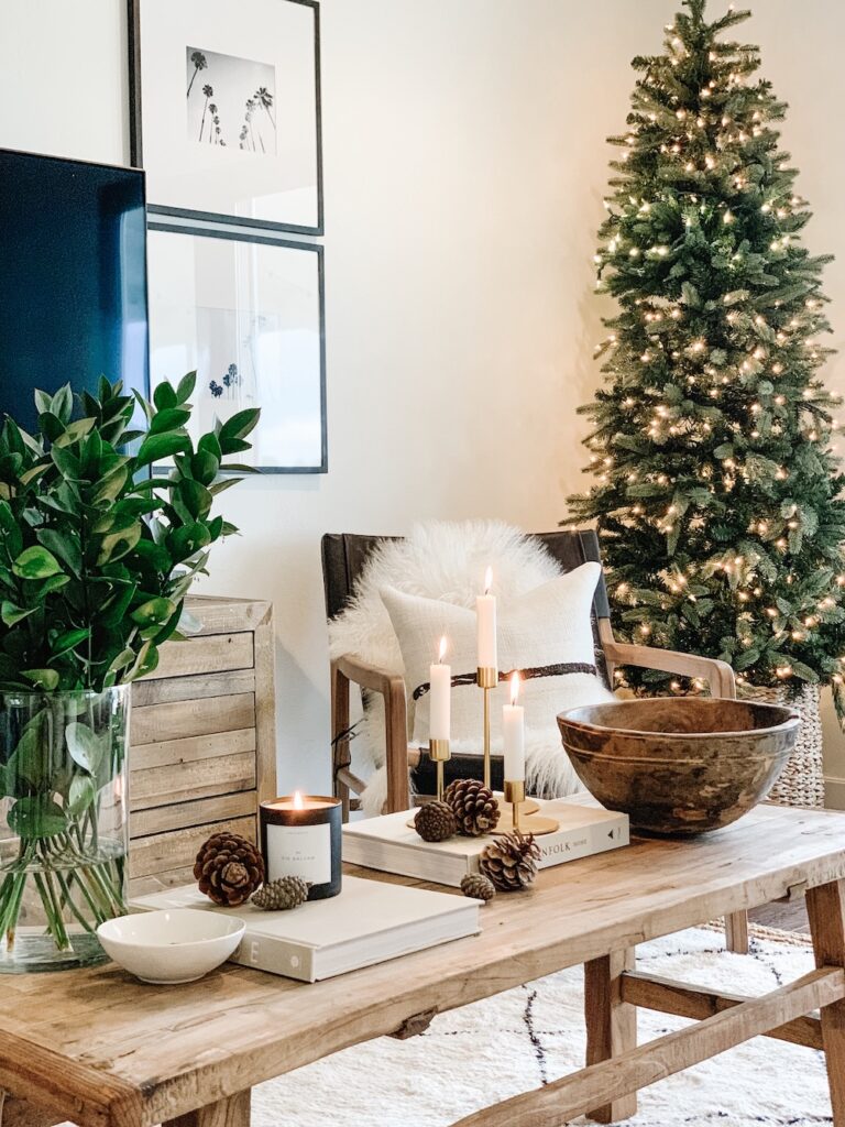 Modern Meets Rustic Christmas Home Tour | Lark & Linen