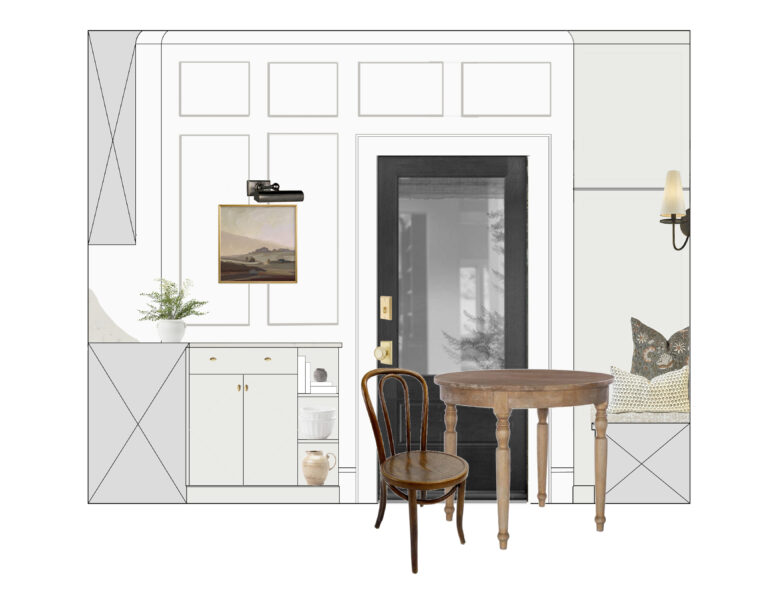 Rendered Kitchen Elevations | Lark & Linen