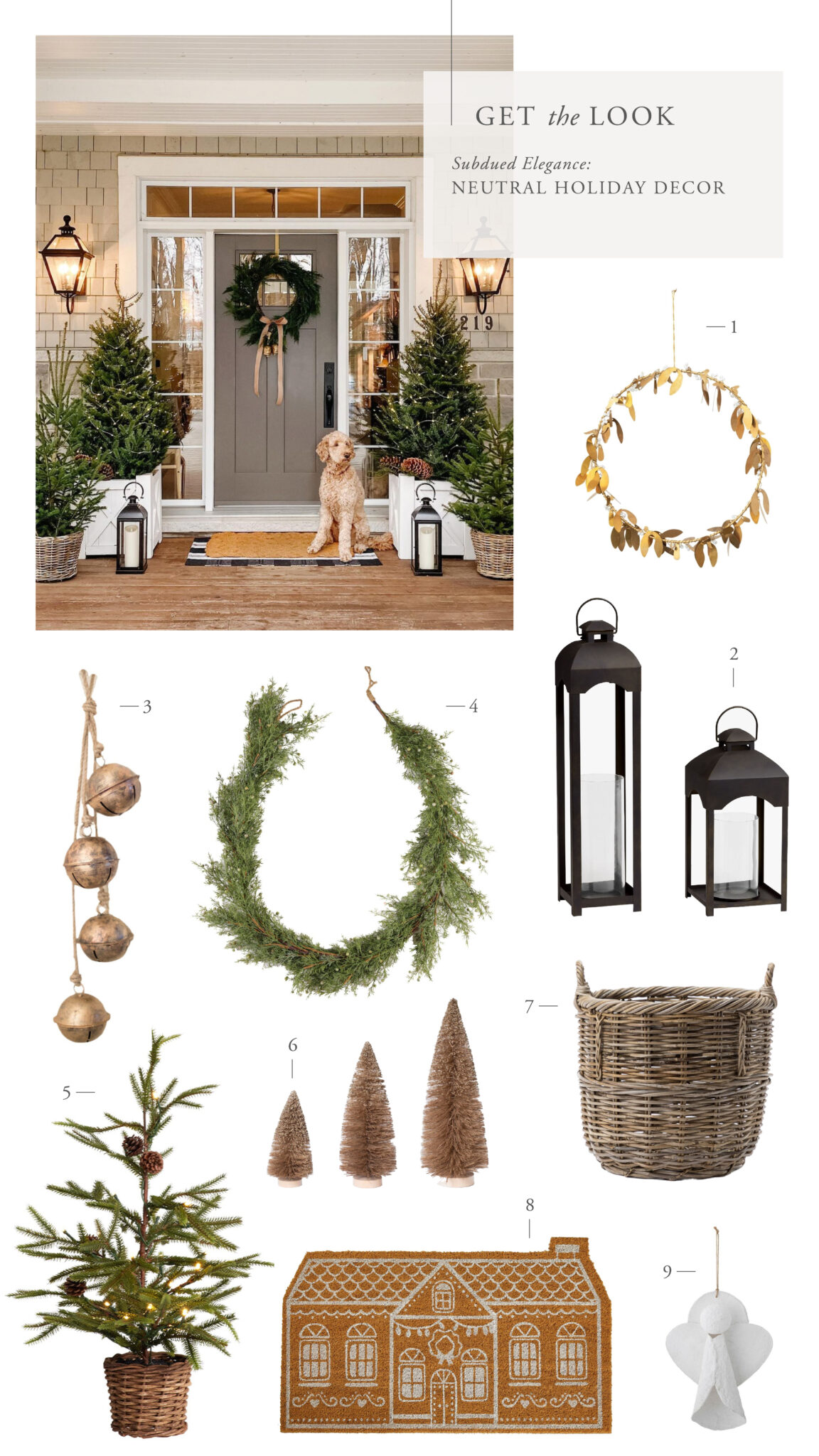 Subdued Elegance: Neutral Holiday Decor | Lark & Linen Interior Design ...