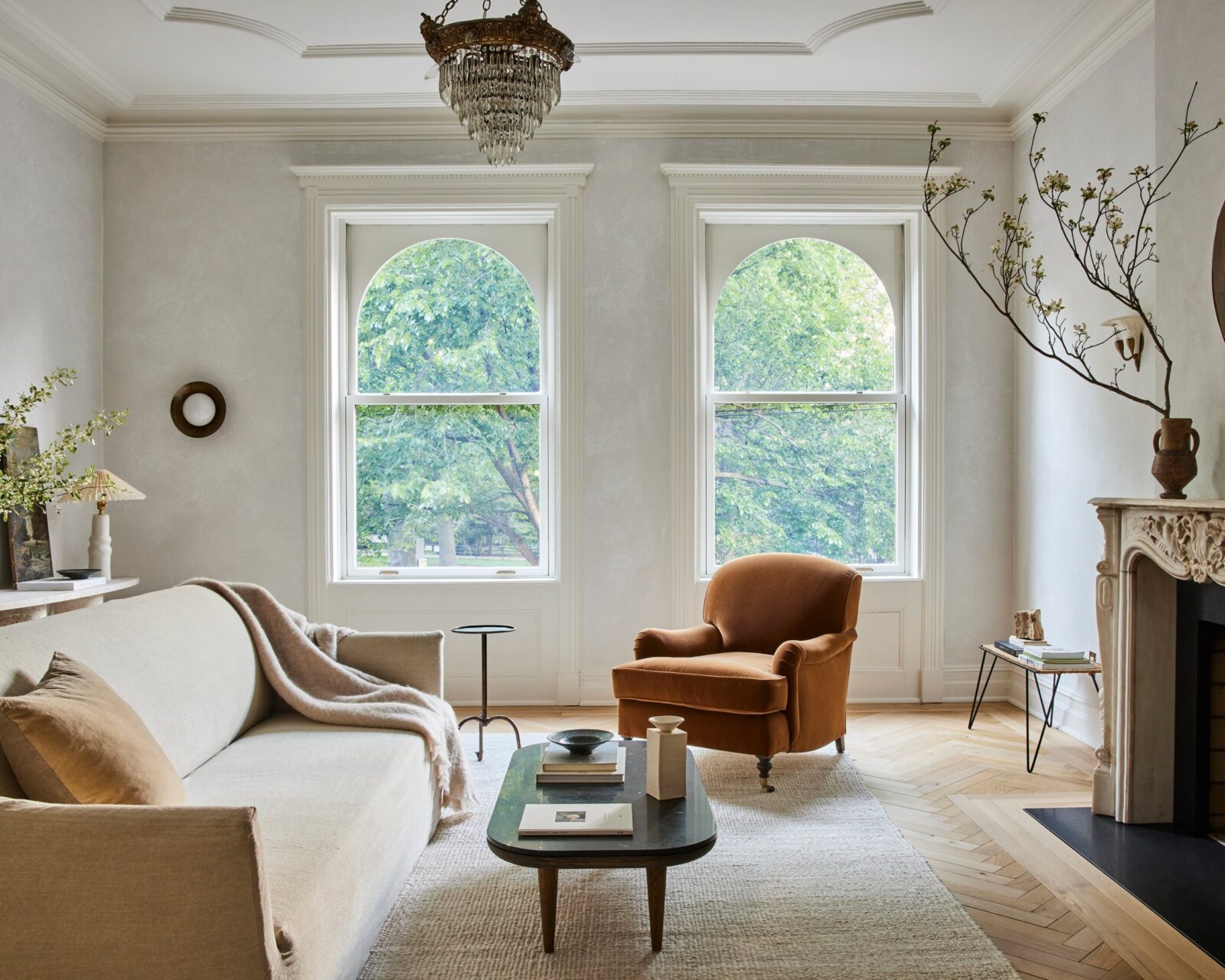 Tour This Classic Brownstone from 1850 | Lark & Linen