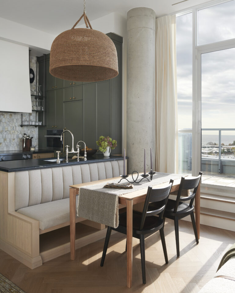 The Space-Saving Dining Room Solution You’d Never Guess | Lark & Linen Interior Design and ...