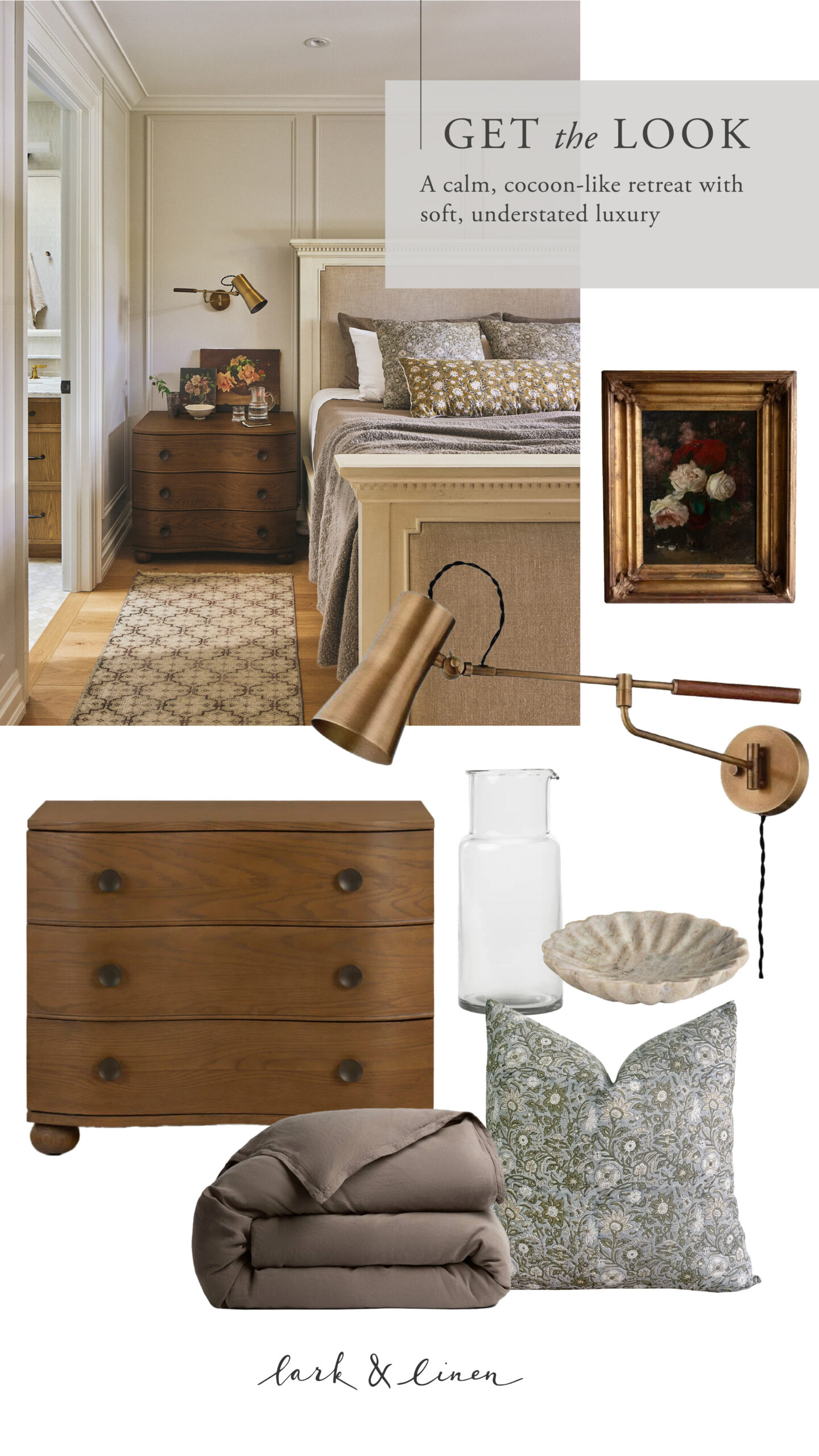 Client Reveal: A Layered Primary Bedroom | Lark & Linen Interior Design ...
